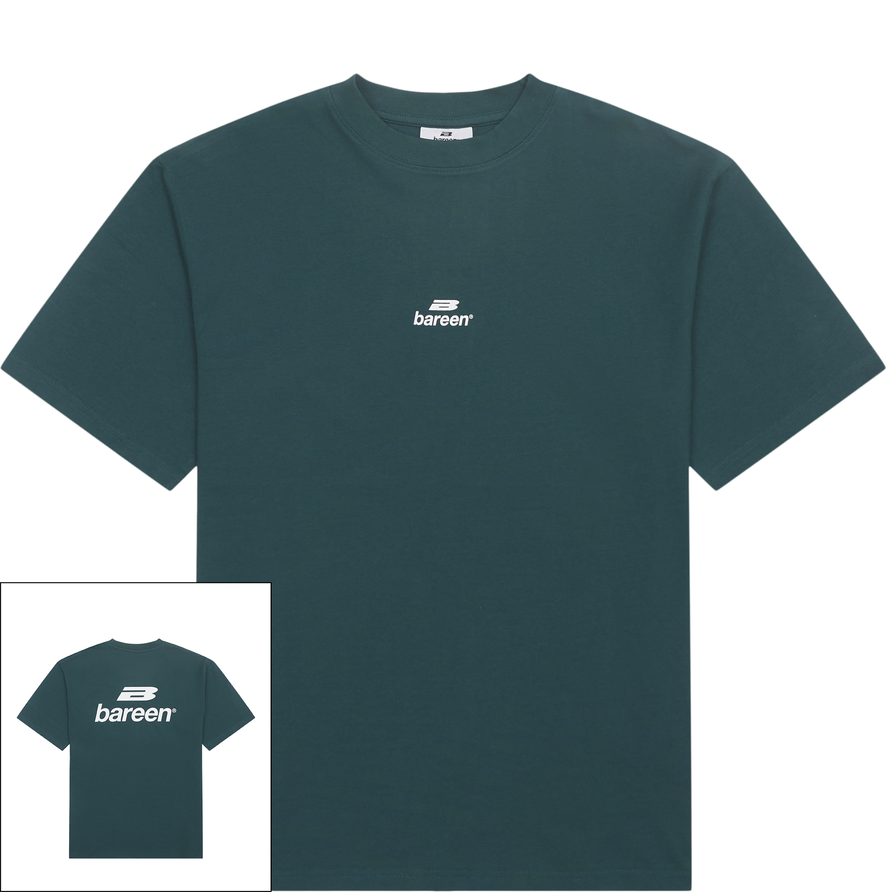 BOX FIT LOGO TEE BET100367 T-S | DEEP GREEN | Bareen | 350 kr.
