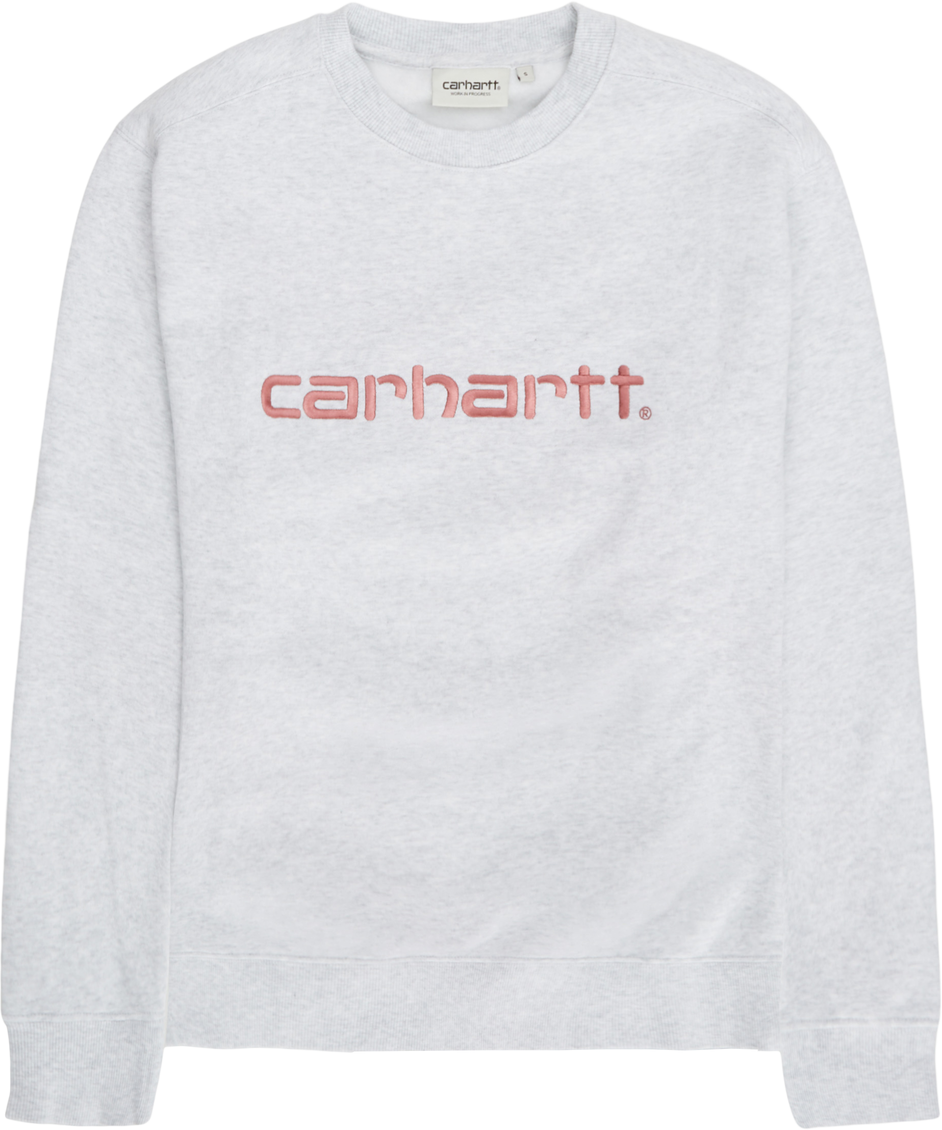 W Carhartt Sweat I033647 | ASH HEATHER/DUSTY ROSE | Carhartt WIP Women ...