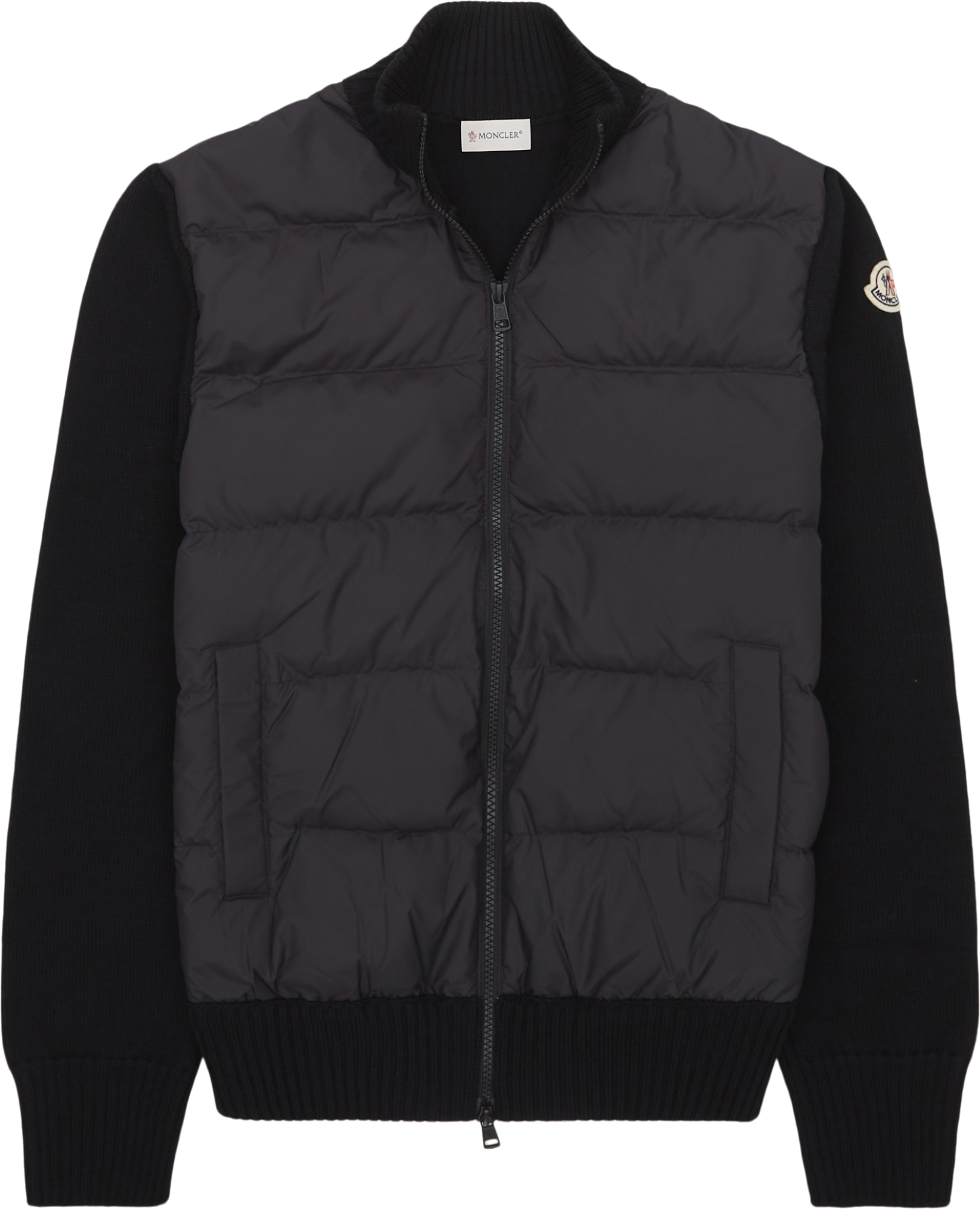 Padded Wool Zip-Up Cardigan | SORT | Moncler | 7.300 kr.